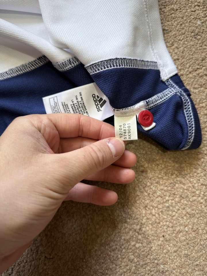 British & Irish Lions Adidas New Zealand 2005 White Rugby Jersey Mens ...