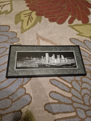 Nevin Robinson Print Of Pittsburgh Point Park 20" by 9", The Point II ...