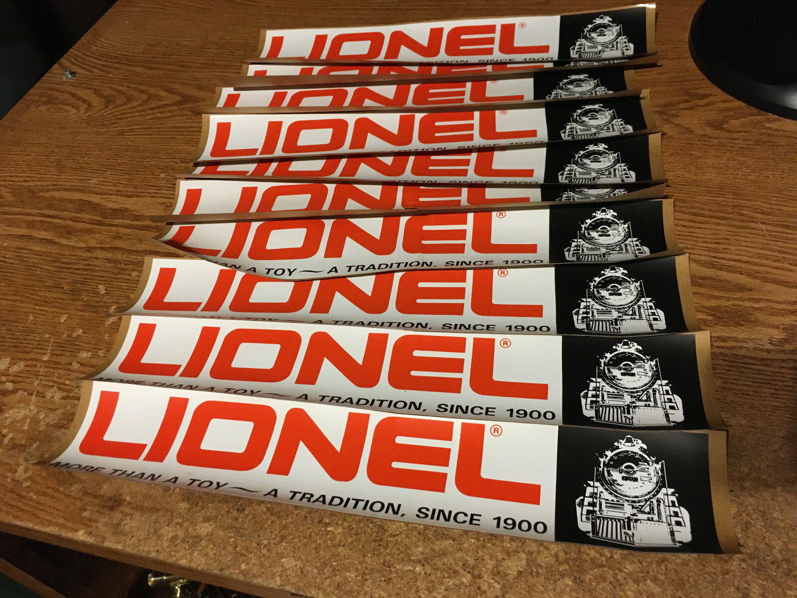 10X LIONEL TRAINS BUMPER STICKER MORE THAN A TOY A TRADITION SINCE 1900 ...