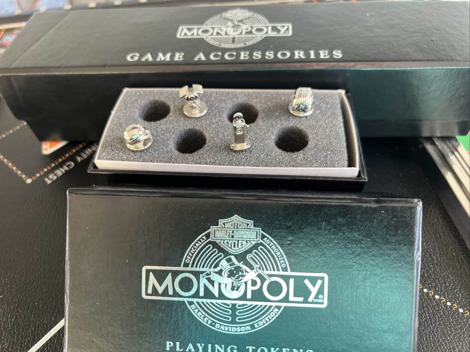 FRANKLIN MINT MONOPOLY HARLEY DAVIDSON LTD #2560/5000 COLLECTIBLE BOARD ...