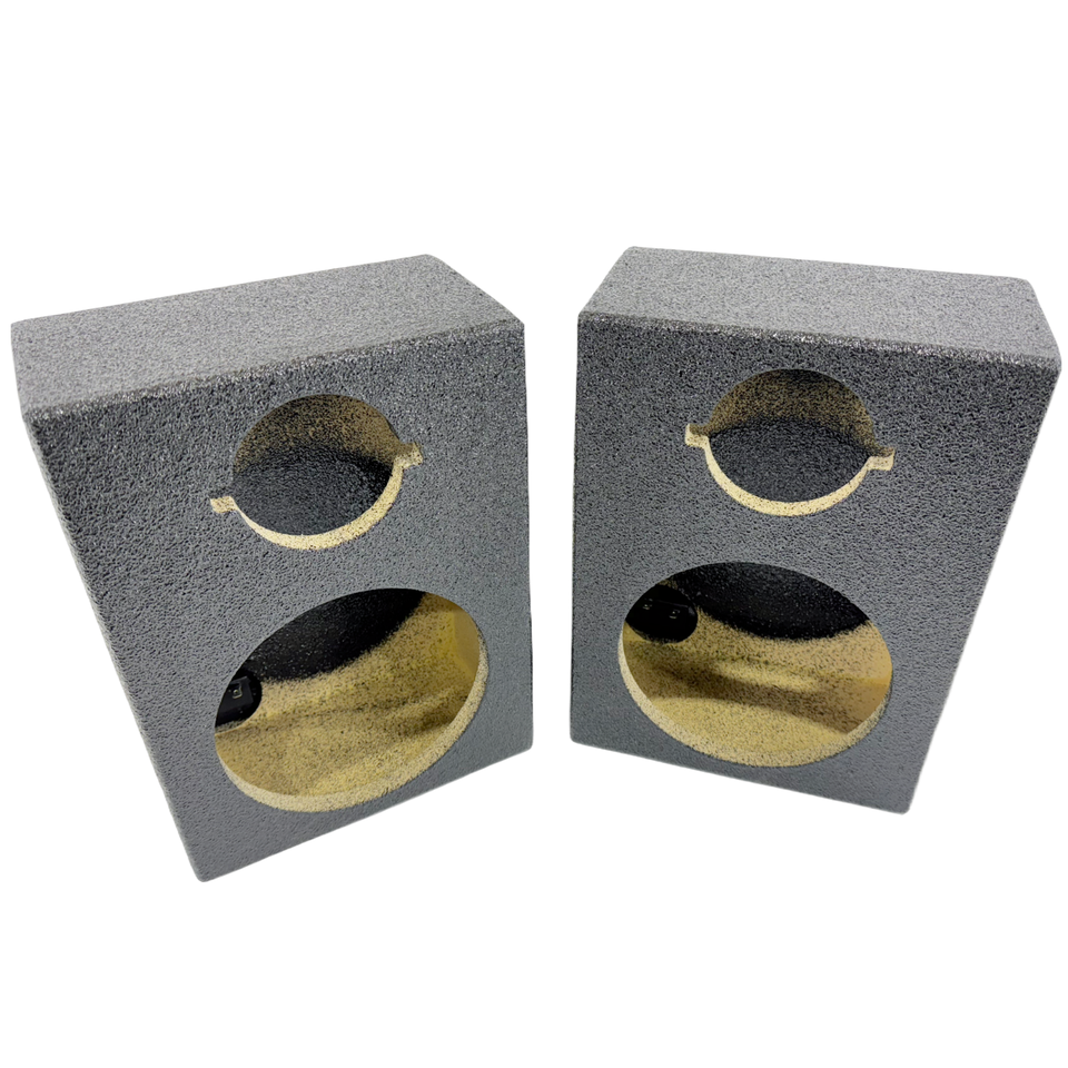 Universal Speaker Panel 1x6.5 1XTweter (PAIR) Speaker Pod Enclosure Box ...