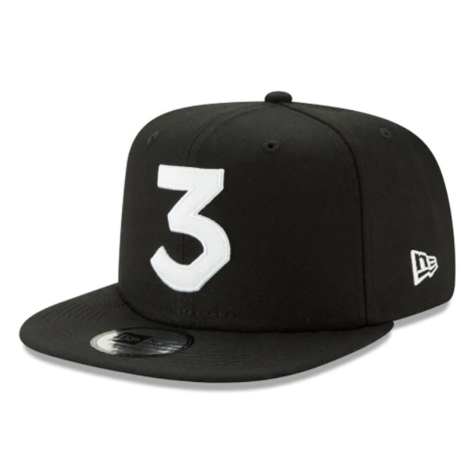 Brand New Chance The Rapper 3 Logo Basic Black Snapback Hat | eBay