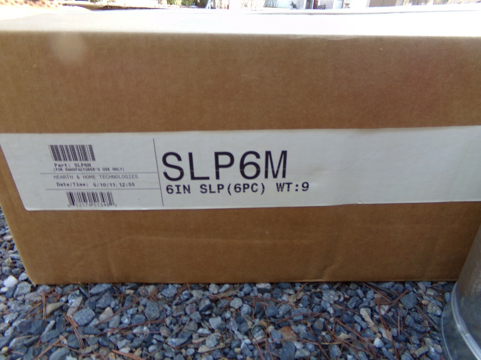 6" Section Of SLP Series Direct Vent Pipe SLP6M Hearth Home | eBay