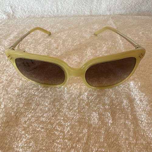 New Chloé Women's Honey Gold CE642S 771 Chloe 55-19-130 Sunglasses No ...