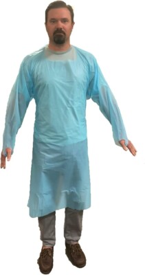 80 Pack PPE Disposable Protective Isolation Gowns Aprons Dental ...