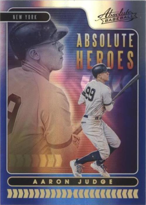 2020 Panini Absolute - Absolute Heroes Aaron Judge #AH9 Blue for sale ...