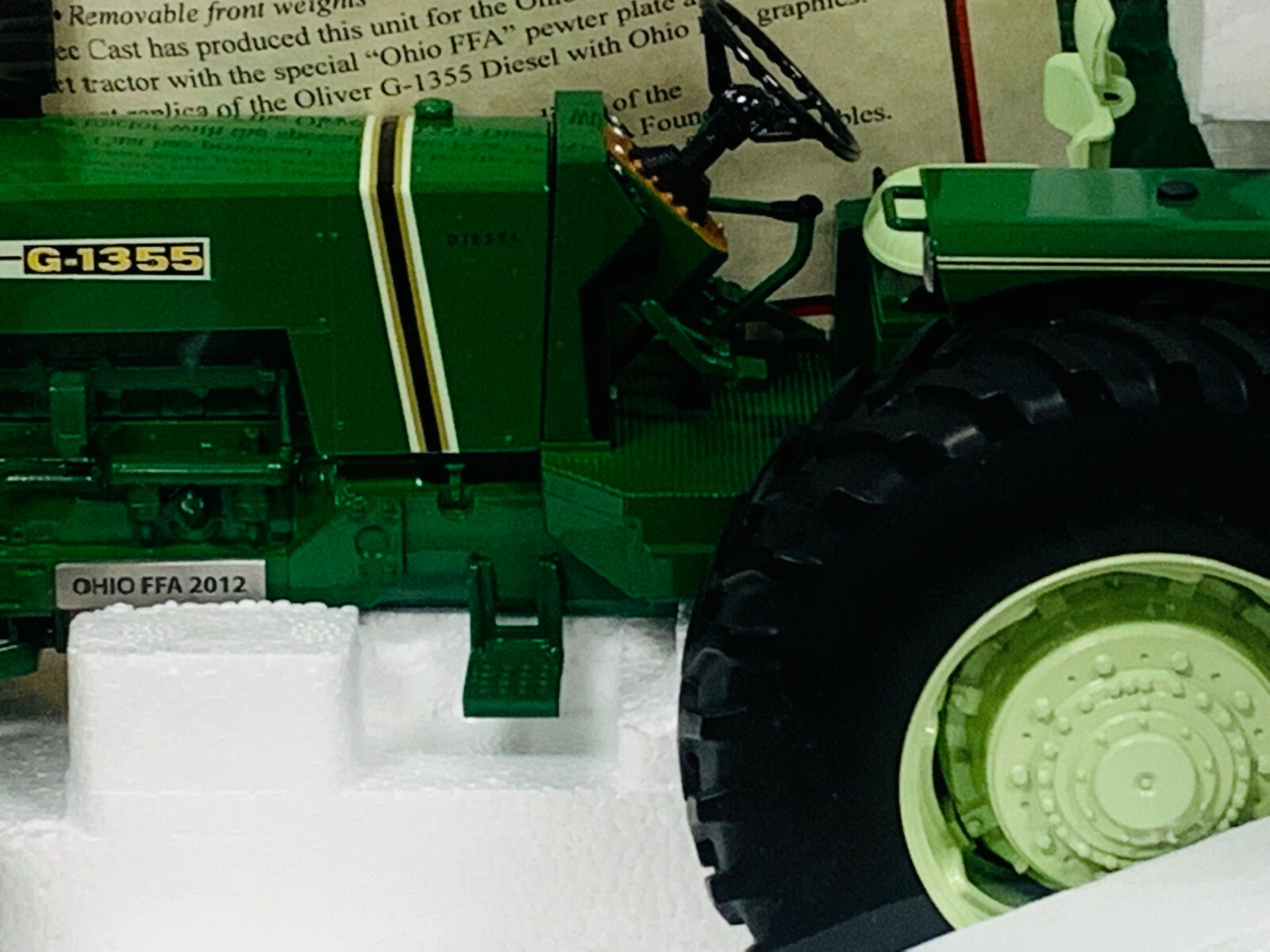 Oliver G-1355 Diesel Tractor 1:16 Spec-cast NIB OHIO FFA Limited ...