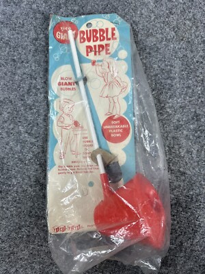 Vintage New Old Stock TICO TOYS Giant Red White Bubble Pipe Bubble ...