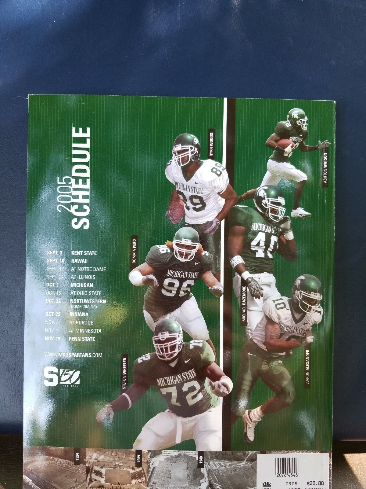 2005 Michigan State Spartans Football Media Guide MSU NCAA | eBay