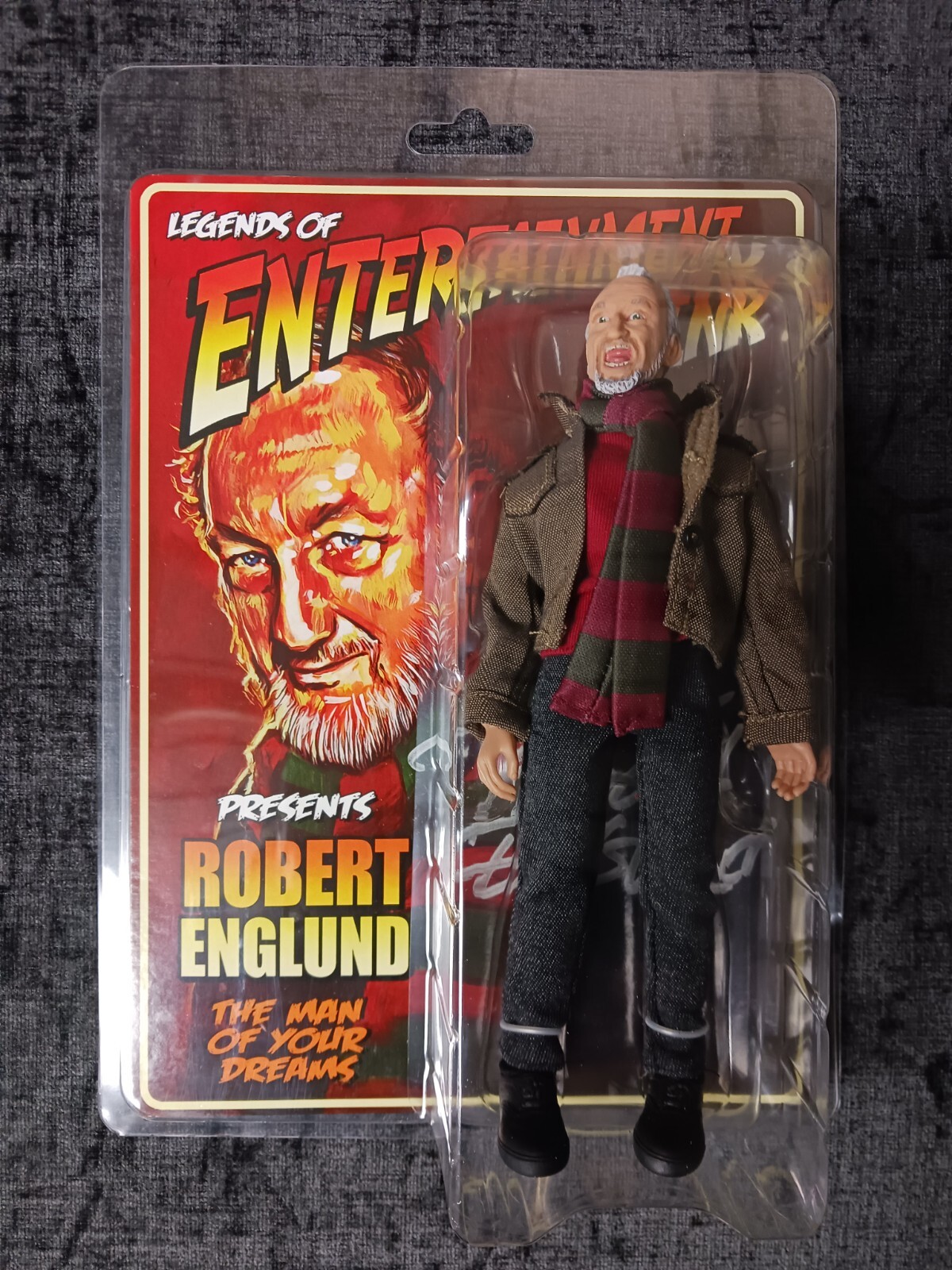 Freddy Krueger ROBERT ENGLUND signed Autograph Figure Nightmare On ELM ...