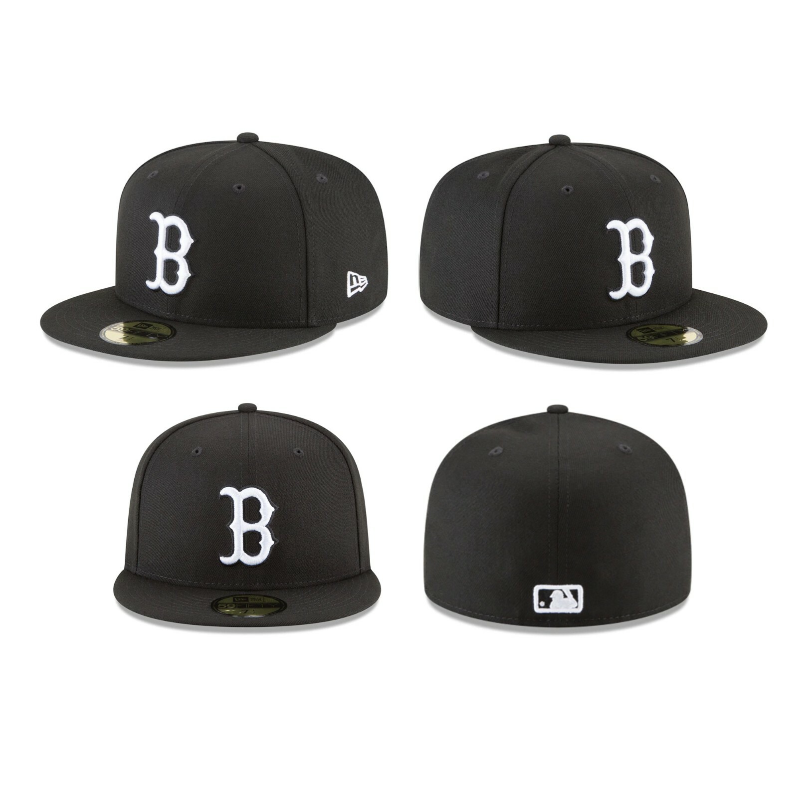 Boston Red Sox BOS MLB Authentic New Era 59FIFTY Fitted Cap - 5950 Hat ...