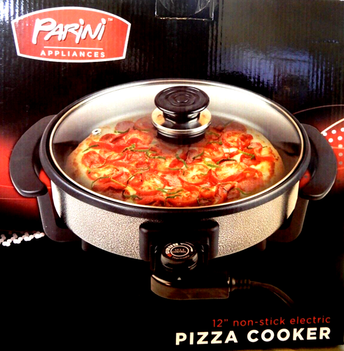 PARINI Appliances 12" PIZZA COOKER Cookware NON-STICK ELECTRIC Multiple ...