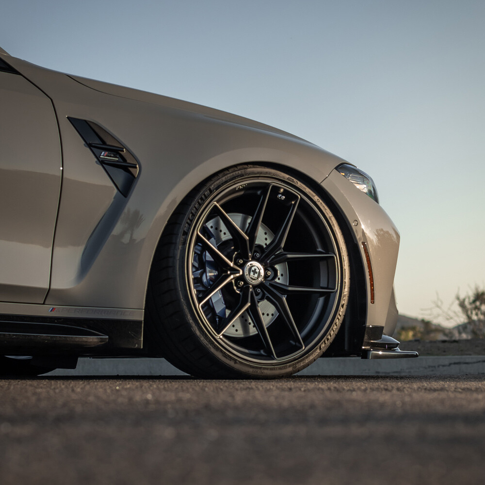 19" HRE FF21 Black Forged Concave Wheels Rims Fits Volkswagen MK7 Golf ...