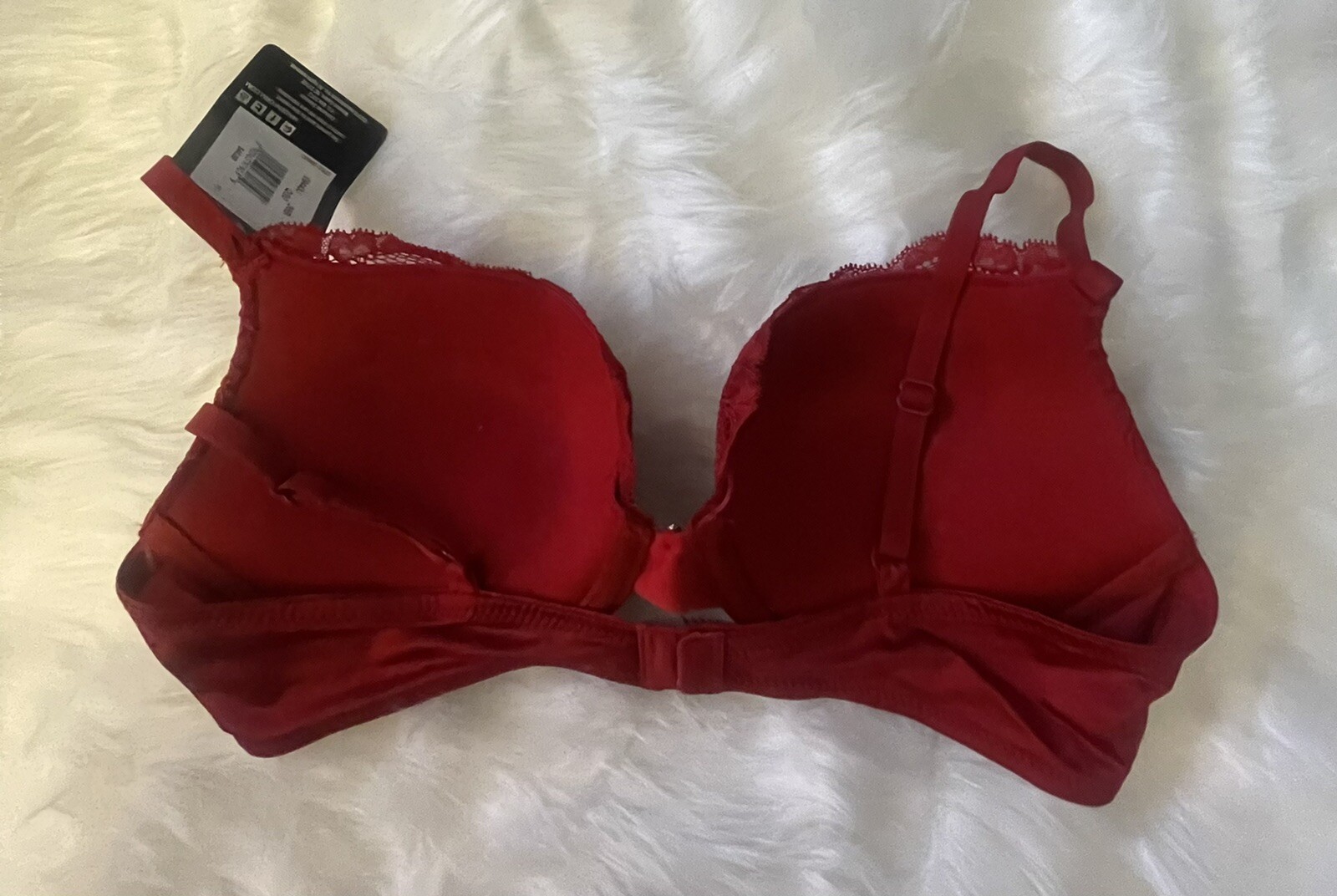 Maidenform 9443J DEMI Coverage Push Up Bra LACE 34B NWT . Beautiful ...