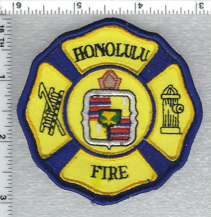 Honolulu Fire Department (Hawaii) Cap/Hat Patch | eBay