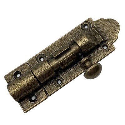 Solid Cast Brass Barrel Bolt 4 Inch Bronze Antique Door Slide Latch ...
