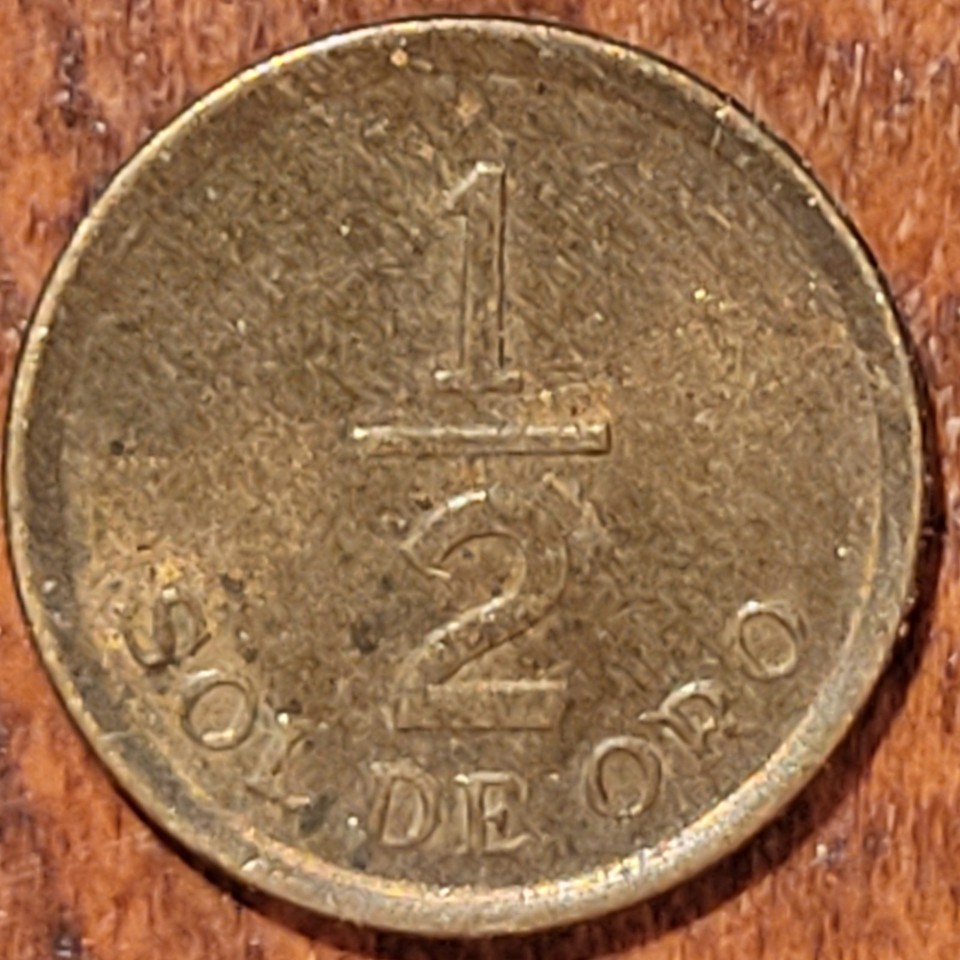 1975 Peru 1/2 Sol Coin N232 | eBay