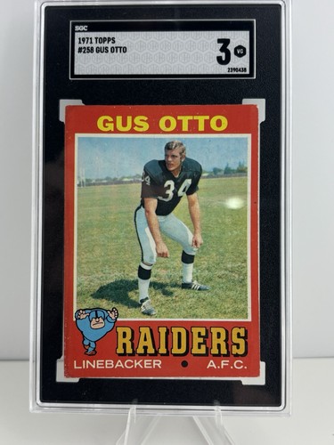 1971 Topps - Gus Otto #258 SGC Grade 3.0 Very Good | eBay