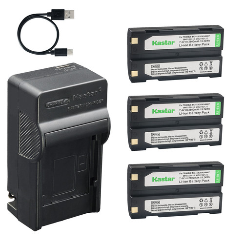 Kastar Battery AC & USB-C Charger for Trimble 58003013 MultiTrack ...