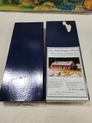 MICRO-SCALE MODELS HO TWO STALL ENGINE HOUSE KIT, NEW OB LIMITED ...