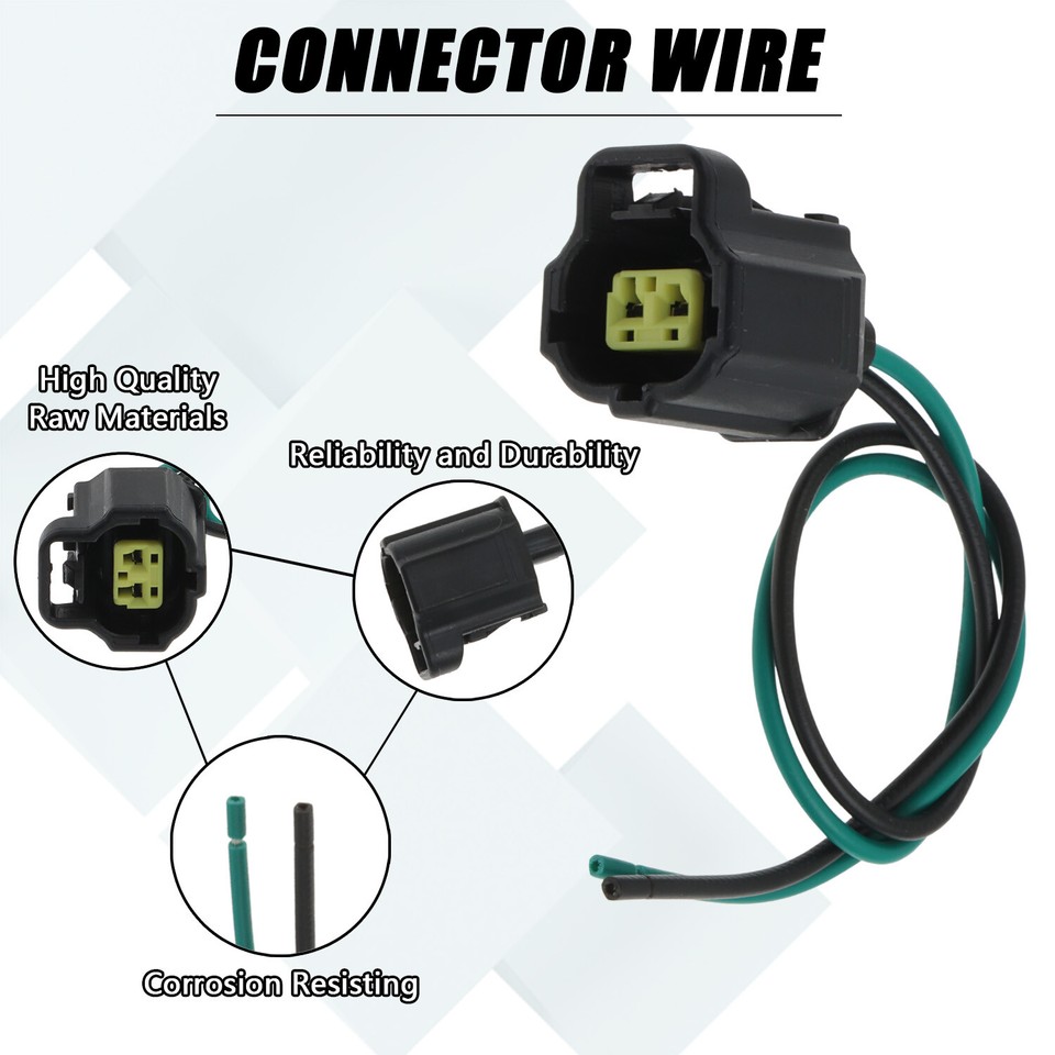 2-Pin Cold Start Injector Thermo Switch Pigtail Connector for Toyota ...