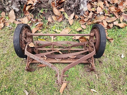 Vintage Antique Metal Push Grass Cutter Mower Model GREAT STATES 400 | eBay