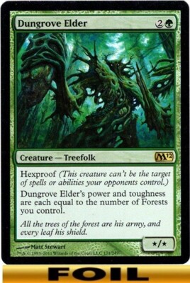 1x - Dungrove Elder - FOIL - Core Set Magic 2012 - Lightly Played MTG ...