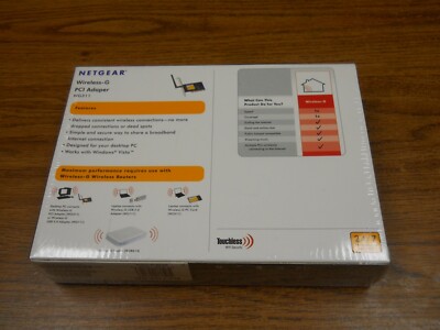 Netgear Wireless - G PCI Adapter WG311 New, Sealed | eBay