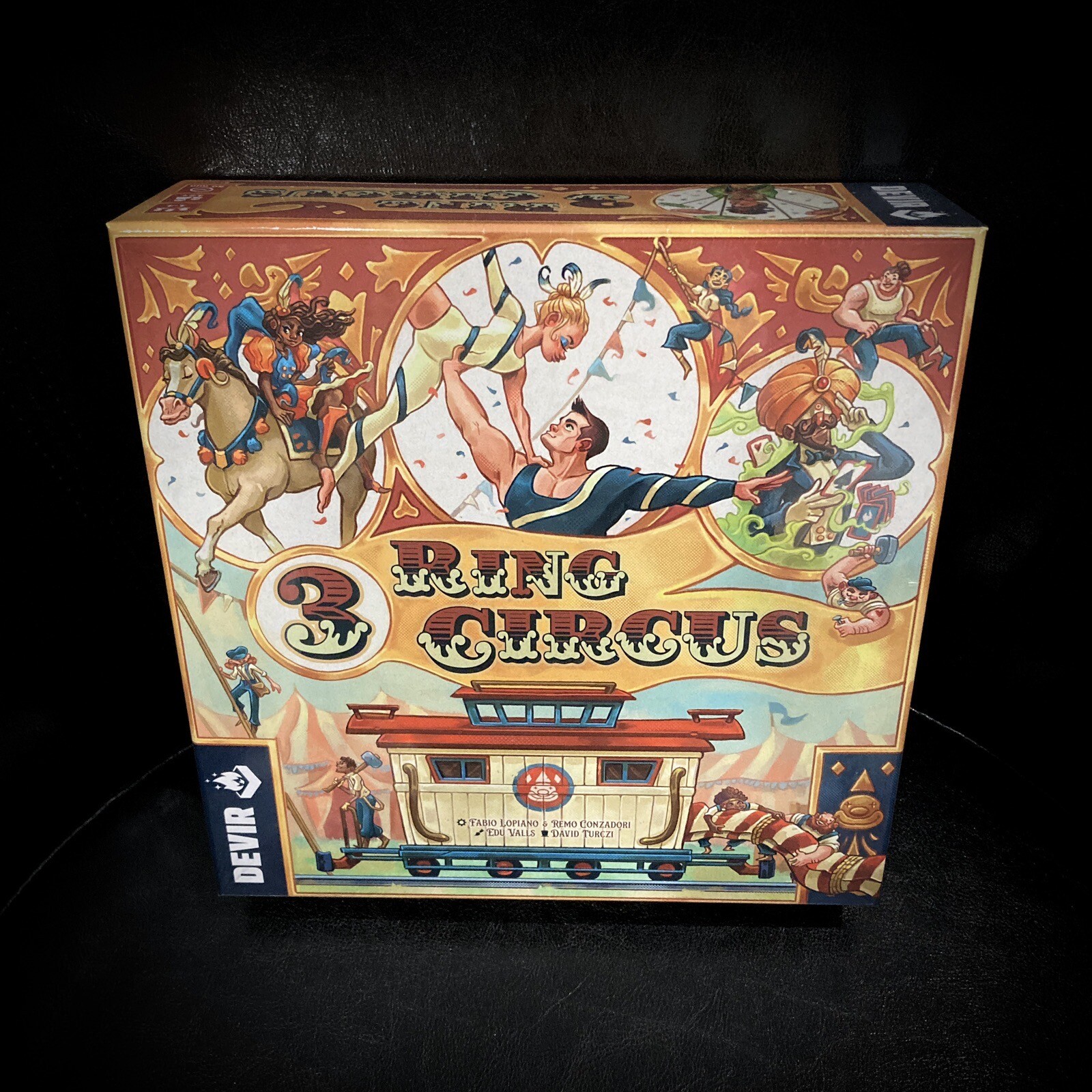 New 3 RING CIRCUS BOARD GAME devir 2023 strategy english multilingual SEALED! | eBay