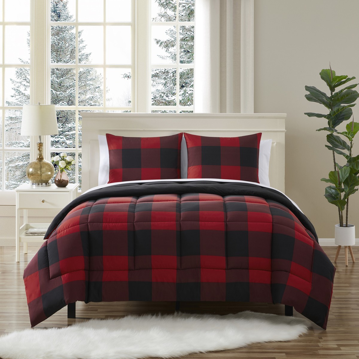 Plaid Bedspreads Comforters Buffalo Plaid Comforter Set 2 Or 3 Pcs