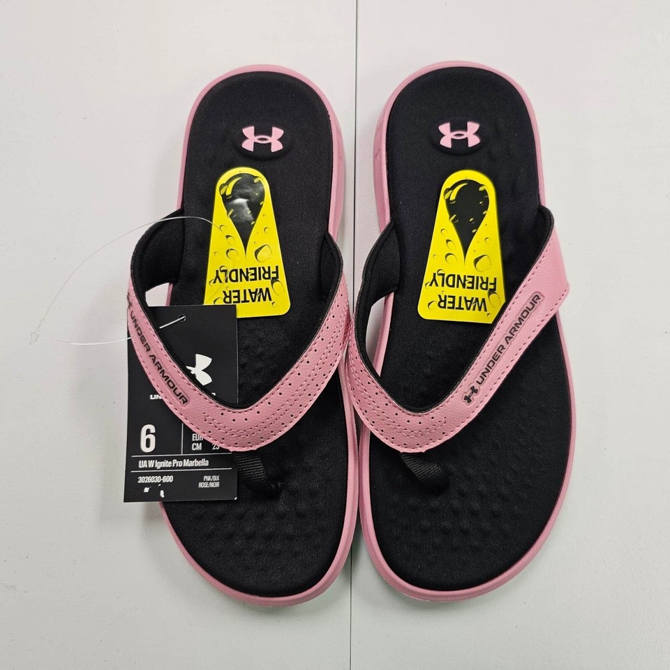 Under Armour Women's Ignite Pro Marbella Sandal Flip Flop NWT 2023 | eBay