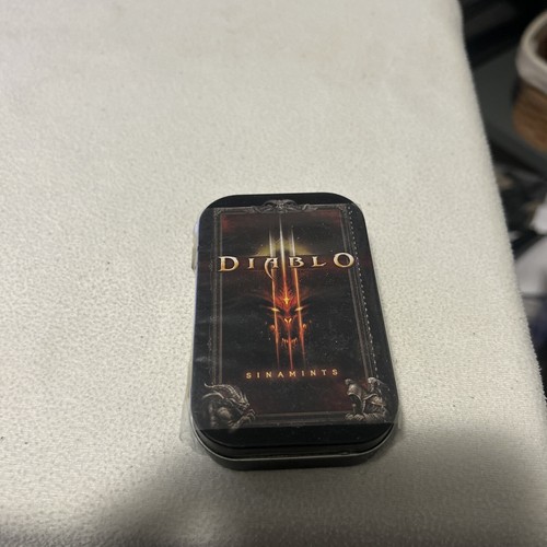 Rare Diablo III 3 Sinamints Tin Case / Collectible 2008 Blizzard - New ...