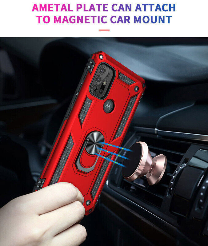 Armor Ring Stand Phone Case For Motorola G10 G31 G41 G22 E30 E40 G200 ...