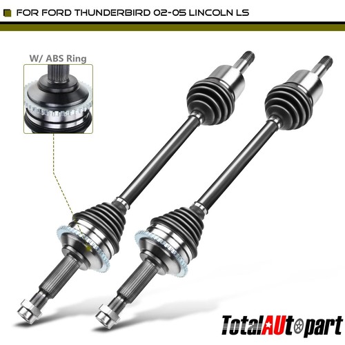 2x CV Axle Assembly for Lincoln LS 2003-2006 Ford Thunderbird 02-05 3 ...