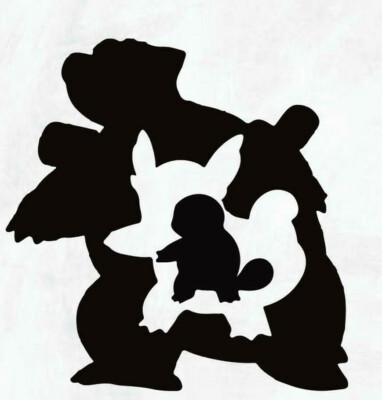 Vinyl Decal- Blastoise Evolution Pokemon (Pick Size & Color) Car ...