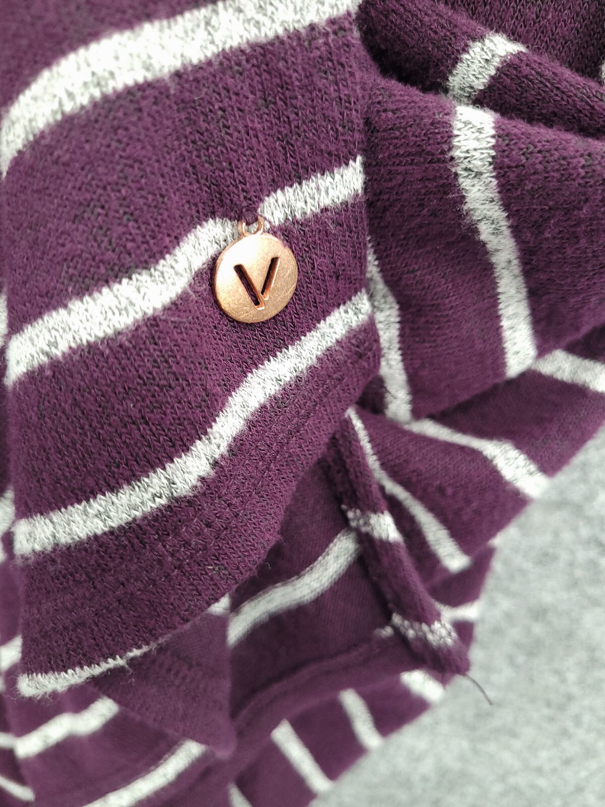 LIVI Tunic Sweater Top Womens 14 Short Sleeve Cowl Neck Stretch Purple ...