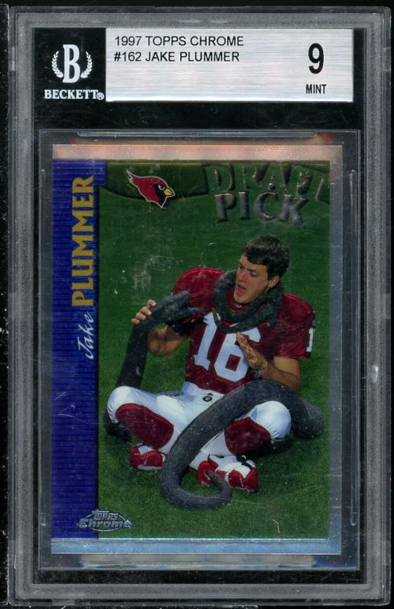 Jake Plummer Rookie Card 1997 Topps Chrome #162 BGS 9 (Read Description ...
