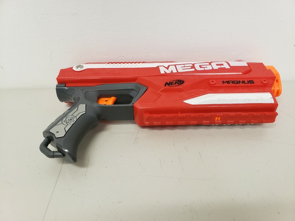Nerf N-Strike Elite Mega Magnus Toy Gun Blaster Pistol 2012 Red C-031G ...