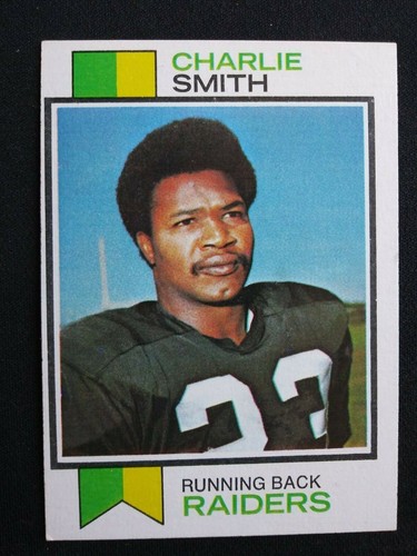 1973 Topps Football Card # 363 Charlie Smith - Oakland Raiders | eBay