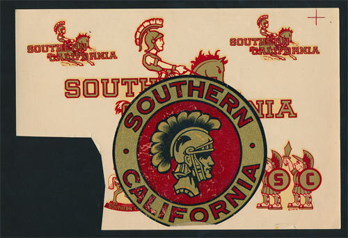 University of Southern California USC Trojans _ORIG_ 1950s Decal ...