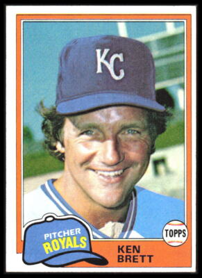 1981 Topps Ken Brett #47 Kansas City Royals DSK | eBay
