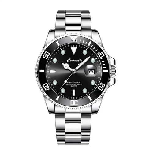 Comudir Men's Quartz Sports Watch Luminous Waterproof 30M, Stainless ...