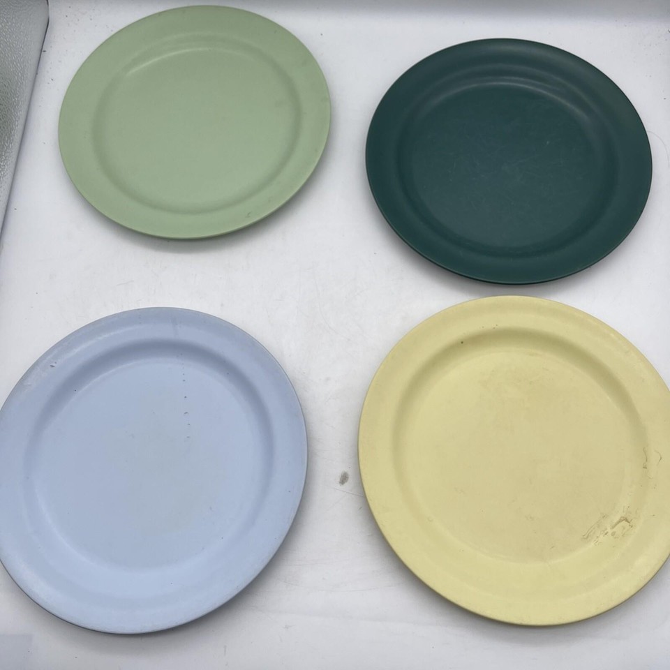 Plate Mallo-Ware 95 70 52 Salad Dinner Plastics Fruit Dish Vintage MCM ...
