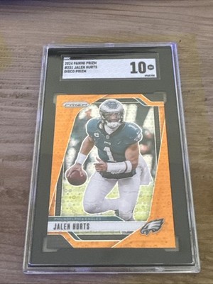 2024 Panini Prizm Jalen Hurts Disco #231 SGC 10 Eagles | eBay