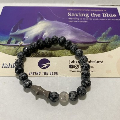 Fahlo The Voyage Bracelet Shark Tracking Beaded Bracelet - Ocelli Stone ...