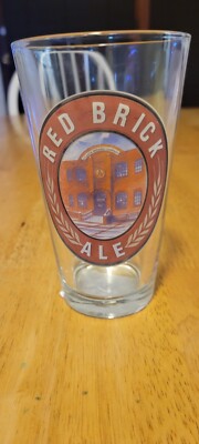 Red Brick Brewing Beer Glass | eBay