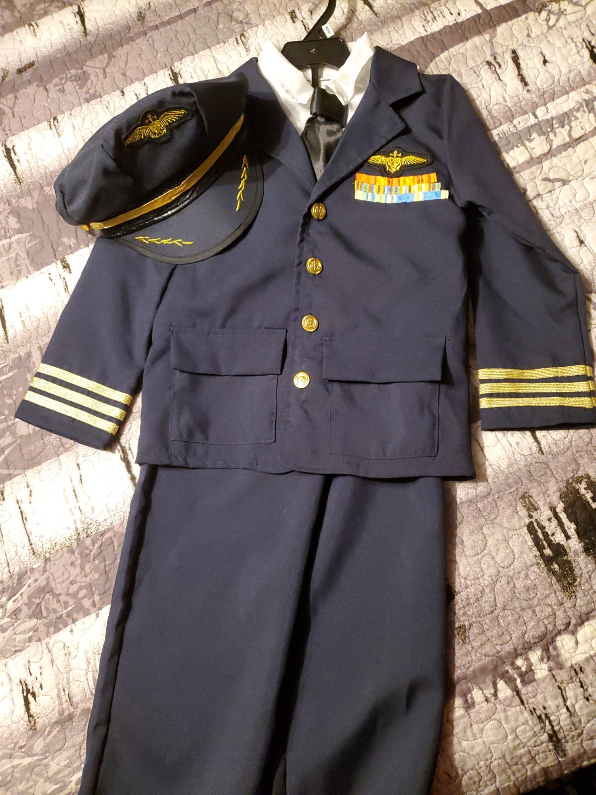 Kids AIRLINE PILOT Uniform Costume Halloween Role Pla… - Gem