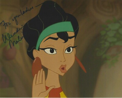 WENDIE MALICK Chicha DISNEY Signed 8 x 10 Photo THE EMPEROR'S NEW ...