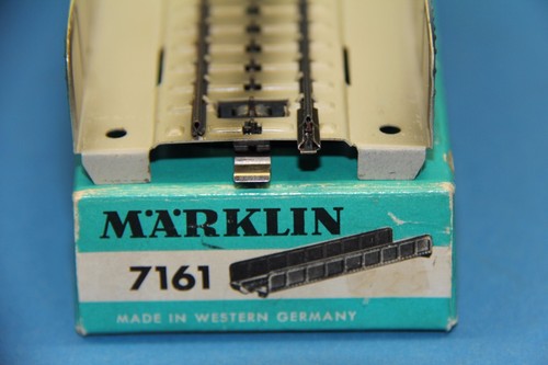 M&B Marklin HO 7161 Bridge ramp section M track (blue obx) | eBay
