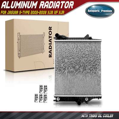 Radiator w/Oil Cooler for Jaguar S-Type 2003-2008 XJ8 XF XJR 4.2L 3.0L ...